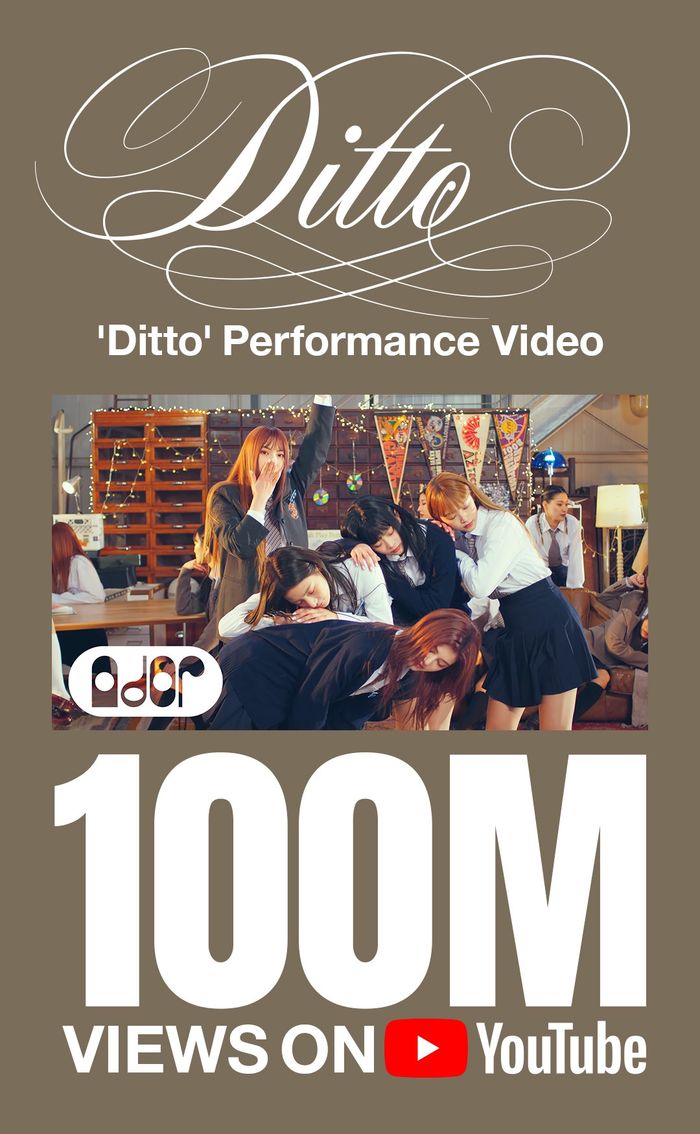 NewJeans 'Ditto' Performance Video Sukses Raih 100 Juta Tayangan di YouTube