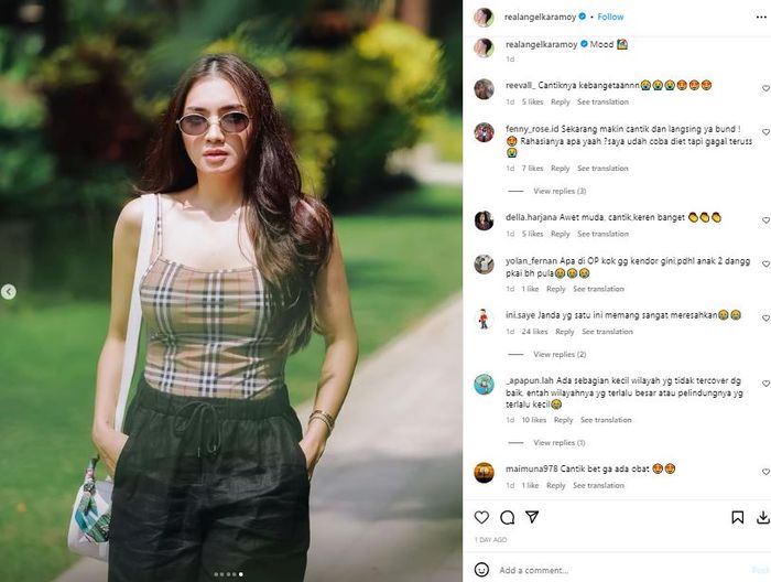 Janda Hot Meresahkan Angel Karamoy Jadi Sorotan Netizen Saat Tampil
