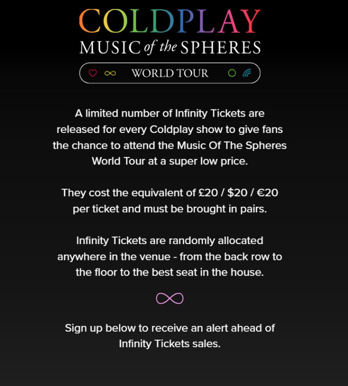 Tiket Coldplay Jakarta Bakalan Ada Lagi? Intip Info Tentang Infinity ...