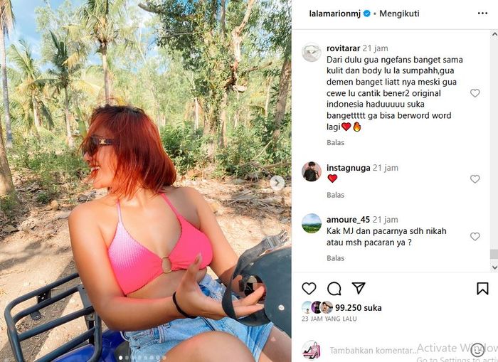 Buka-bukaan Cuma Pakai Bra Pink Mentereng, Warna Kulit Marion Jola Dikomentari Habis-habisan - Stylo