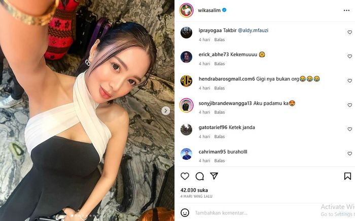 Ketek Janda Mulus! Pakai Baju Serba Hitam, Gaya Seksi Wika Salim Jadi Sorotan - Stylo
