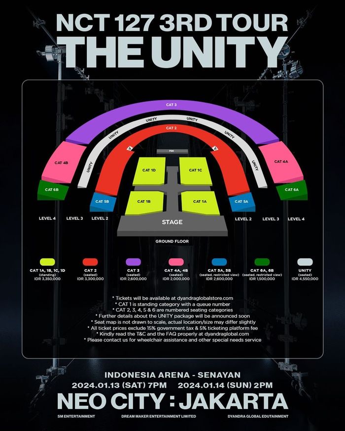 Harga Tiket Konser NCT 127 THE UNITY Jakarta, Siap War Minggu Depan! - CewekBanget
