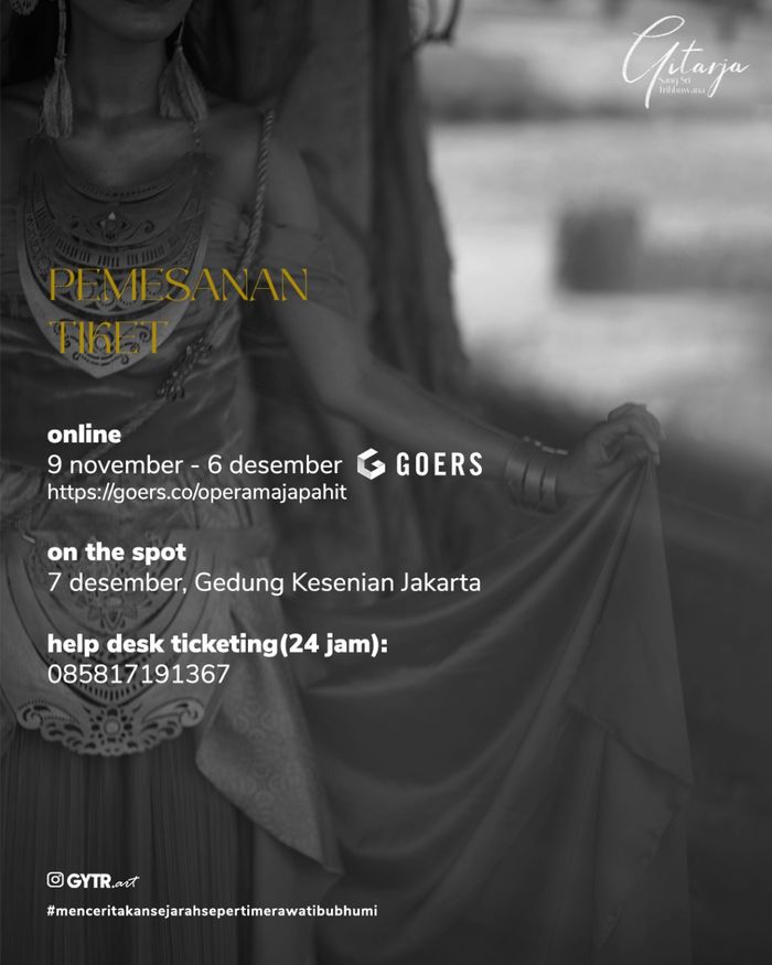 Pagelaran Opera Majapahit: GITARJA, Sang Sri Tribhuwana - National ...