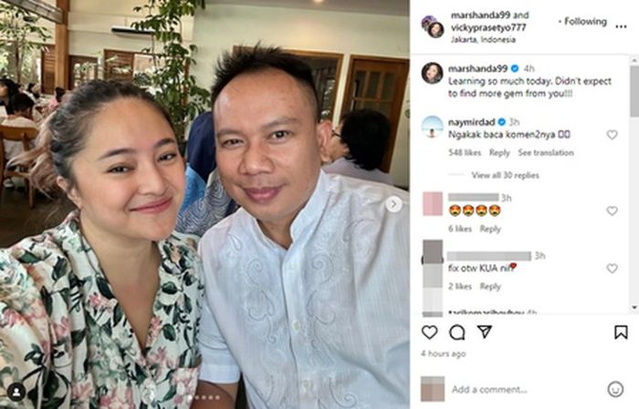 Sebut Calon Ibu dari Anak-Anaknya, Rayuan Vicky Prasetyo ke Marshanda ... Sebut Calon Ibu dari Anak-Anaknya, Rayuan Vicky Prasetyo ke Marshanda ...