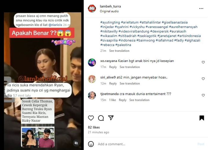 Teuku Ryan Diduga Bersama dengan Artis Celia Thomas, Tak Disangka Ternyata Mantannya Rizky Nazar ...