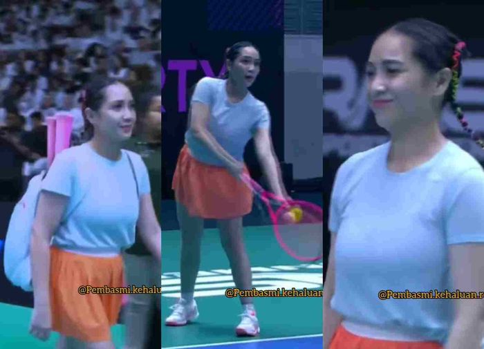 Gemes Banget, Nagita Slavina Bikin Salfok karena Pakai Baju Style ini saat Hendak Bertanding Tenis