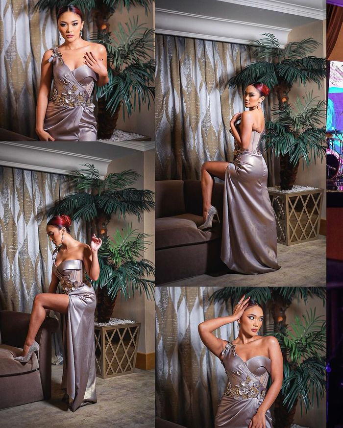 Buka-bukaan Pamer Tato, Gaya Elegan Seksi Marion Jola Saat Manggung Curi Perhatian