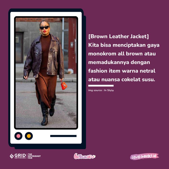 Inspirasi Mix and Match Jaket Kulit Buat Outfit Cewek yang Kece ...