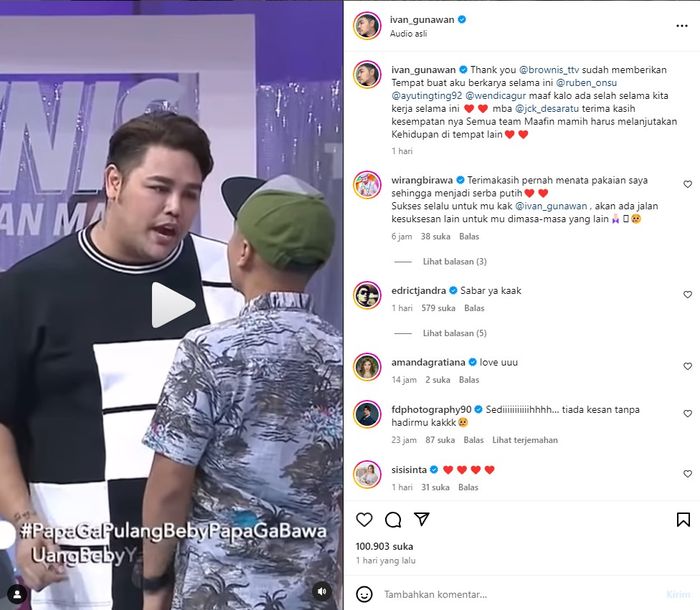 7 Tahun Jadi Host, Ivan Gunawan Akhirnya Hengkang dari Brownis Usai ... 7 Tahun Jadi Host, Ivan Gunawan Akhirnya Hengkang dari Brownis Usai ...