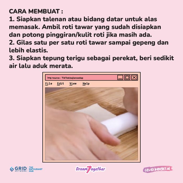 Resep Cromboloni Mini dari Roti Tawar Cocok Buat Anak Kost Nih ...