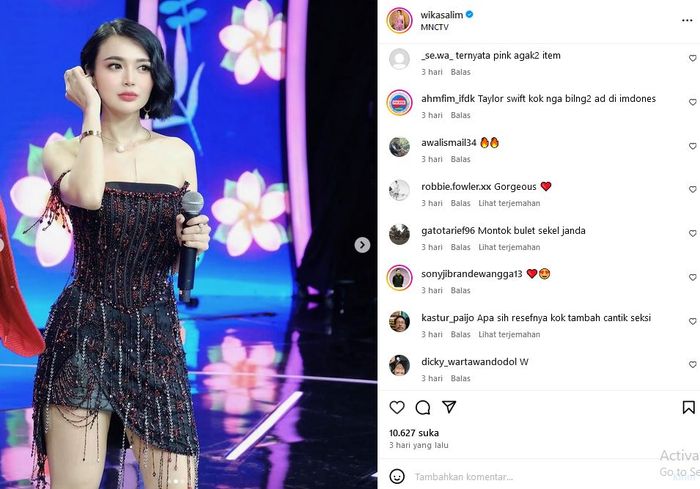 Janda Montok Bulet Sekel! Wika Salim Disorot Saat Pamer Dada Berbalut ...