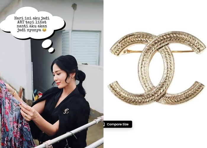 Cosplay Jadi ART, Bunga Zainal Tetap Pakai Bros Belasan Juta Saat Jemur ...