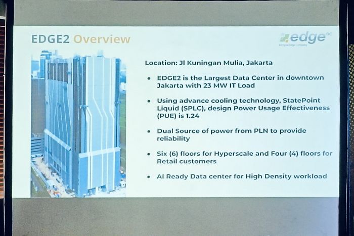 EDGE2, Data Center Terbesar di Jakarta dengan Total IT Load 23 MW ...