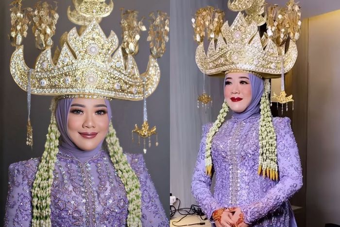Cantik Banget, Istri Andika Kangen Band Tampil bak Ratu Kenakan Siger ...