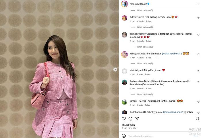 Barbie Hidup Tanpa Oplas! Natasha Wilona Jadi Omongan Saat Pakai Setelan Rok Mini Seksi - Stylo
