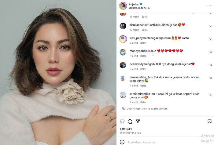 Montoknya Ibu Dua Anak! Gaya Seksi Jessica Iskandar Pakai Baju Belahan Dada Rendah Dikomentari ...
