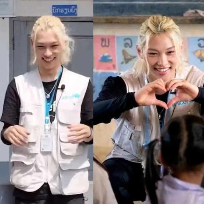 Berkunjung ke SD di Laos bersama UNICEF, Felix Stray Kids Tuai Pujian ...