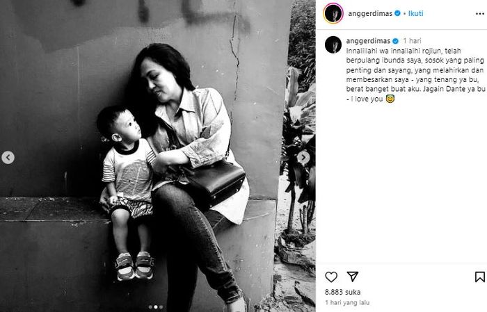Innalillahi, Angger Dimas, Ayah Dante Berduka, Sedih Ditinggalkan Sosok ... Innalillahi, Angger Dimas, Ayah Dante Berduka, Sedih Ditinggalkan Sosok ...