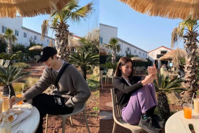 Foto-foto Diduga Lovestagram Byeon Woo Seok dan Model Jeon Ji Su ...