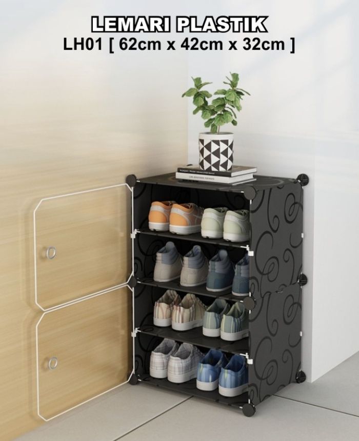 Mulai Rp80 Ribuan Aja, Ini 3 Rekomendasi Rak Sepatu Plastik Tertutup ...