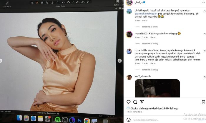 Gaya Busana Seksi Artis Gisella Anastasia Saat Pemotretan Jadi Omongan - Stylo