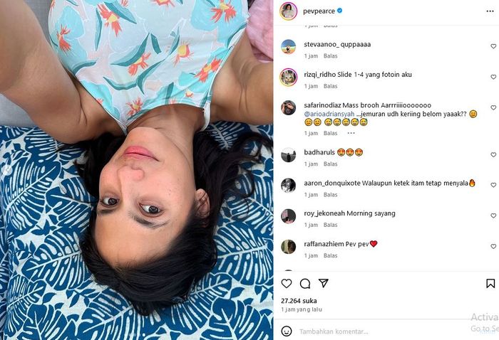 Tetap Menyala Walau Ketek Hitam! Potret Liburan Pevita Pearce Berbalut Bikini Jadi Omongan - Stylo