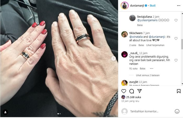 Anji Manji dan Wina Natalia Rayakan Anniversary Pernikahan Sebelum Resmi Cerai, yang Terakhir 12 ...