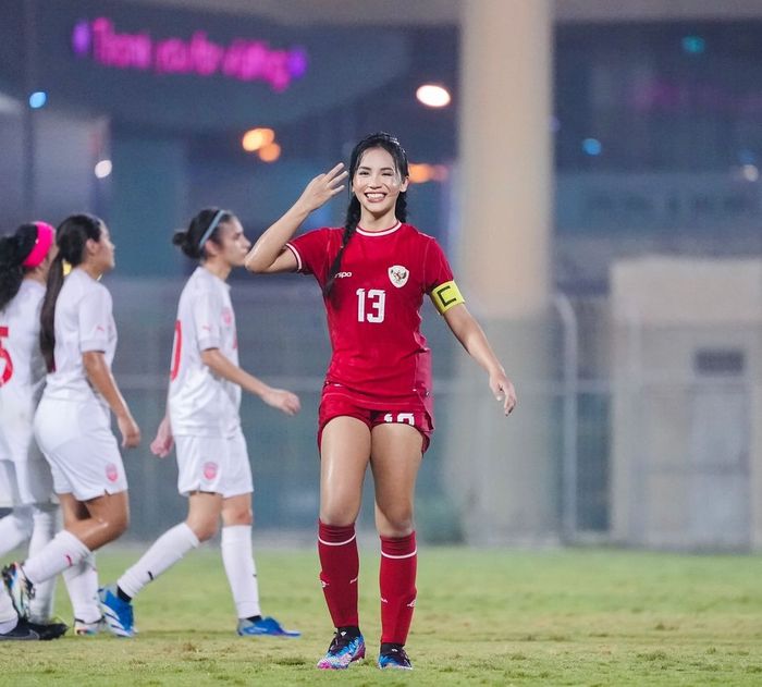 Tanpa Lepek di Lapangan, Intip Pesona Shafira Ika Putri Kapten Timnas Putri Indonesia dengan ...