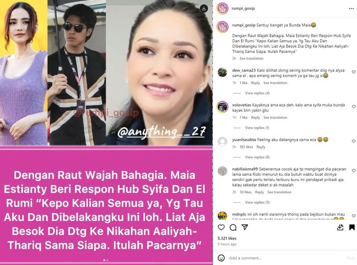Terciduk Kondangan Bareng El Rumi, Syifa Hadju Ternyata Sempat Bocorkan Kriteria Cowok Idamannya ...
