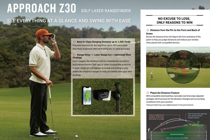 Garmin Luncurkan Approach Z30 Laser Range Finder untuk Pegolf - Info ...