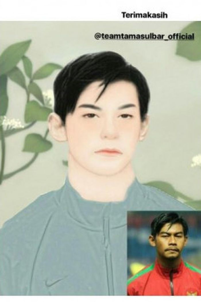 Bagus Banget! Begini Penampakan Satria Tama dalam Bentuk Lukisan ...