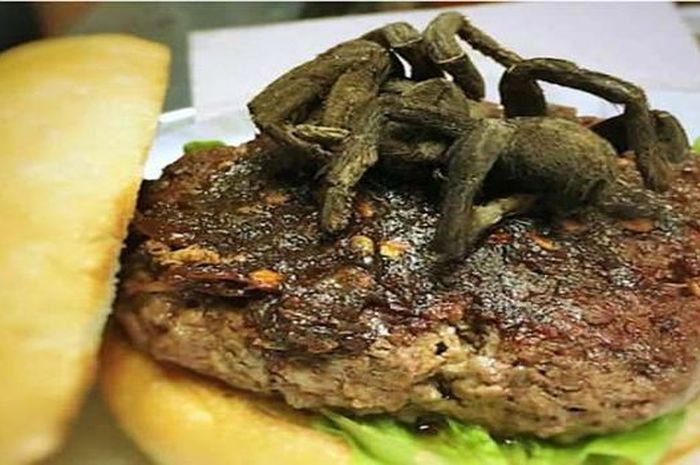 Unik, Restoran Ini Tawarkan Burger Dengan Tarantula dan Kalejengking ...