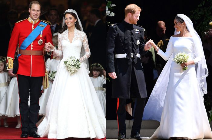 (Foto) Perbandingan 4 Gaun Pernikahan Putri Kerajaan Inggris, Paling ...