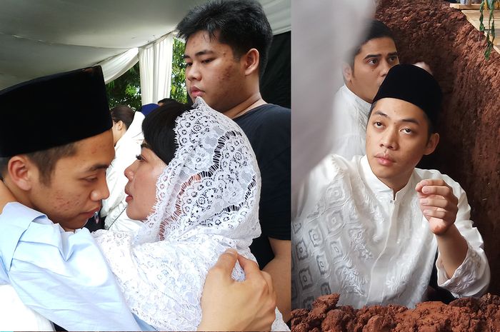 VIDEO : Lantunan Suara Adzan Rasyid Rajasa Bergetar di Pemakaman Adara ...