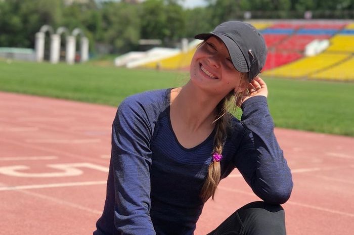 Bak Model, Ini Cantiknya Atlet Lompat Jauh Kirgistan, Anna Bulanova! - Nova