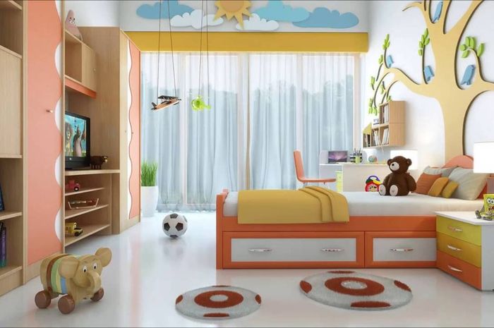 Anti Berantakan! Ini 4 Ide Cerdas Penyimpanan Barang di Kamar Anak - iDEA