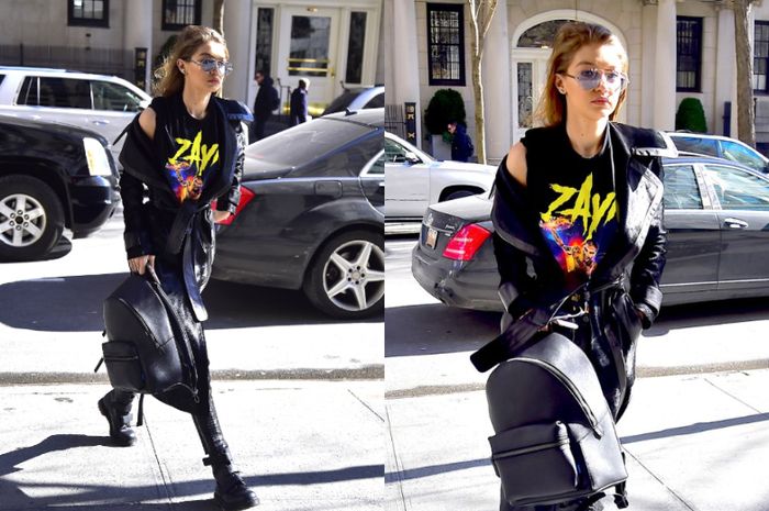 Rekomendasi Mini Backpack Hitam ala Gigi Hadid dan Bella Hadid di Bawah ...