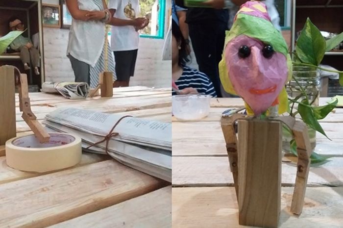 Belajar Membuat Boneka dari Kertas Koran di Papermoon Puppet Theatre
