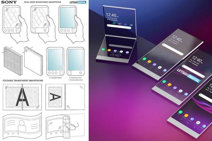 Sony Daftarkan Paten Ponsel Lipat dengan Layar Tembus Pandang - Info ...