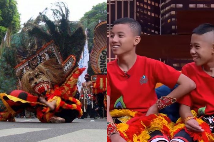 Kisah Penari Reog Ponorogo Cilik, Dana dan Leksy, Mampu Angkat Topeng ...