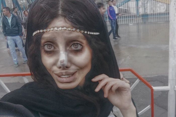 Sempat Viral, Sahar Tabar, Wanita Penggemar Angelina Jolie Kini Tampil ...