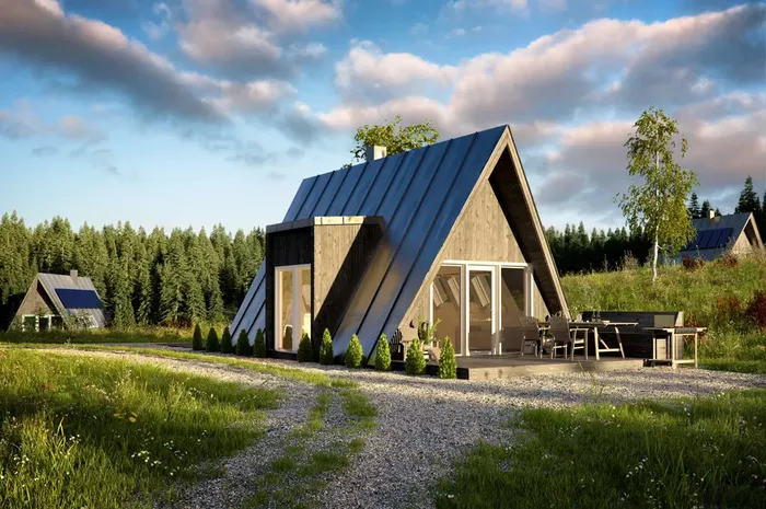 Rumah A-frame yang Terjangkau Dapat Dibangun Hanya oleh Dua Orang - iDEA