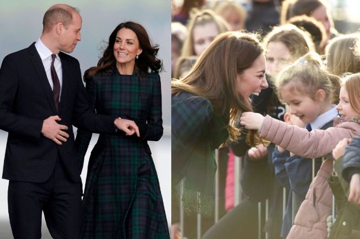 Sangat Menyentuh Hati, Gadis Kecil Ini Membelai Rambut Kate Middleton ...