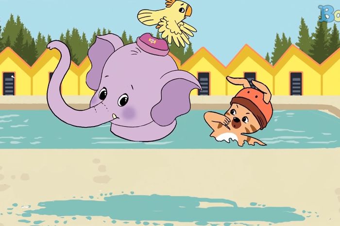 Dongeng Bona and Friends: Bona Ingin Berenang - Bobo