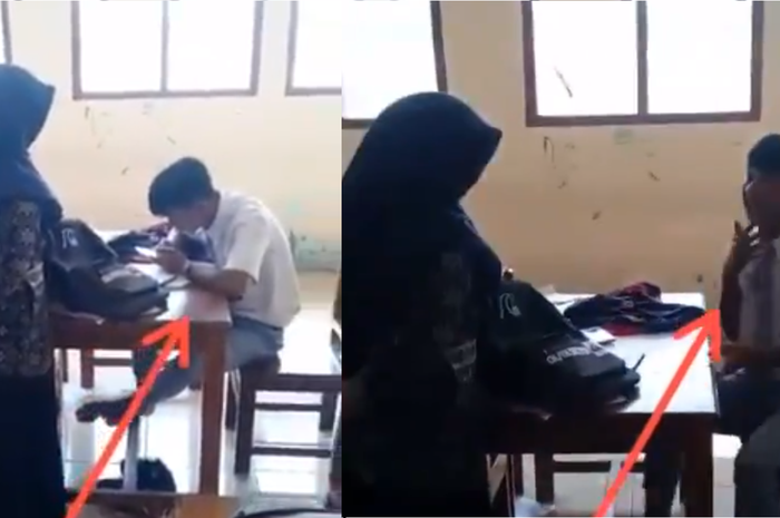 Viral Video Siswa yang Kaget Maksimal karena Lihat Gurunya saat Sedang ... Viral Video Siswa yang Kaget Maksimal karena Lihat Gurunya saat Sedang ...