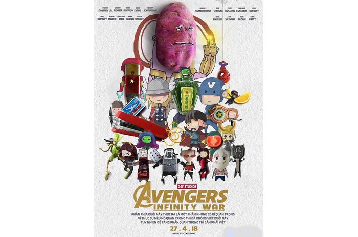 Poster Film Marvel Ini Dibuat Ulang dari Benda Sederhana, Lihat, yuk ...