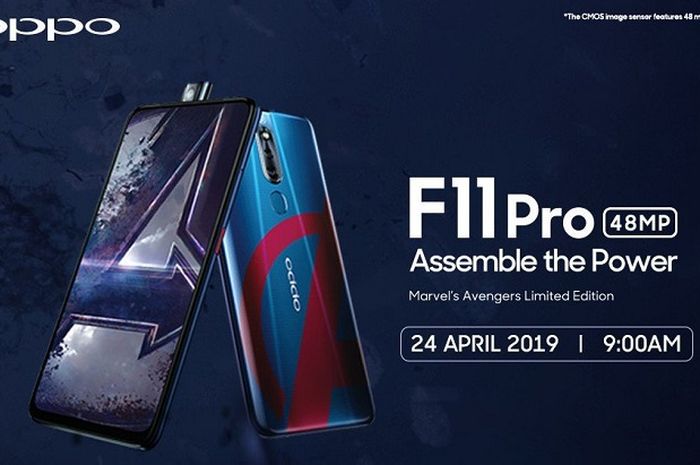 Oppo F11 Pro Marvel Edition Siap Hadir Pada 24 April - Nextren.grid.id