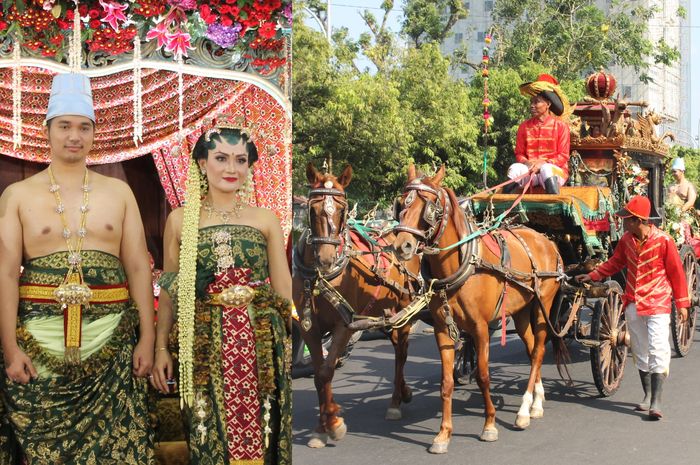 Meriahnya Kirab Kereta Kencana Pernikahan Putri Direktur Migas, Iring ...