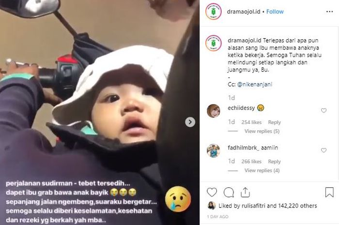 Video Viral, Aksi Ibu Drivel Ojol Bawa Anaknya saat Narik Penumpang Ini ... Video Viral, Aksi Ibu Drivel Ojol Bawa Anaknya saat Narik Penumpang Ini ...