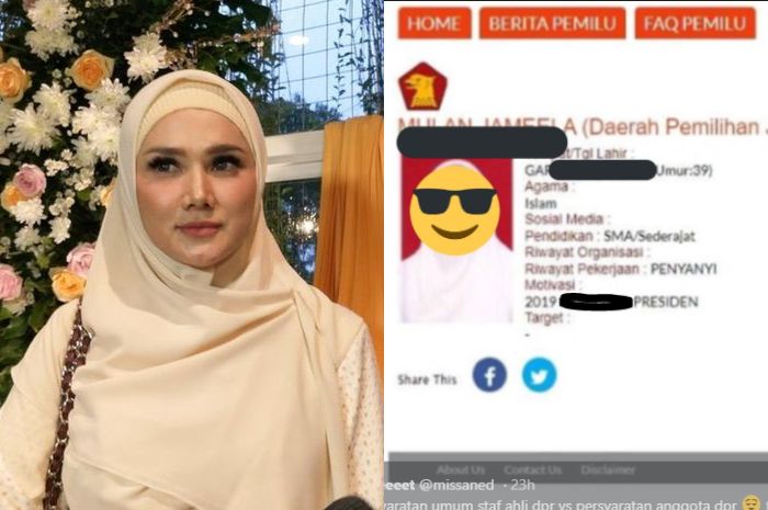 Jomplang Banget! Ini Status Pendidikan Terakhir Mulan Jameela Sebagai ... Jomplang Banget! Ini Status Pendidikan Terakhir Mulan Jameela Sebagai ...